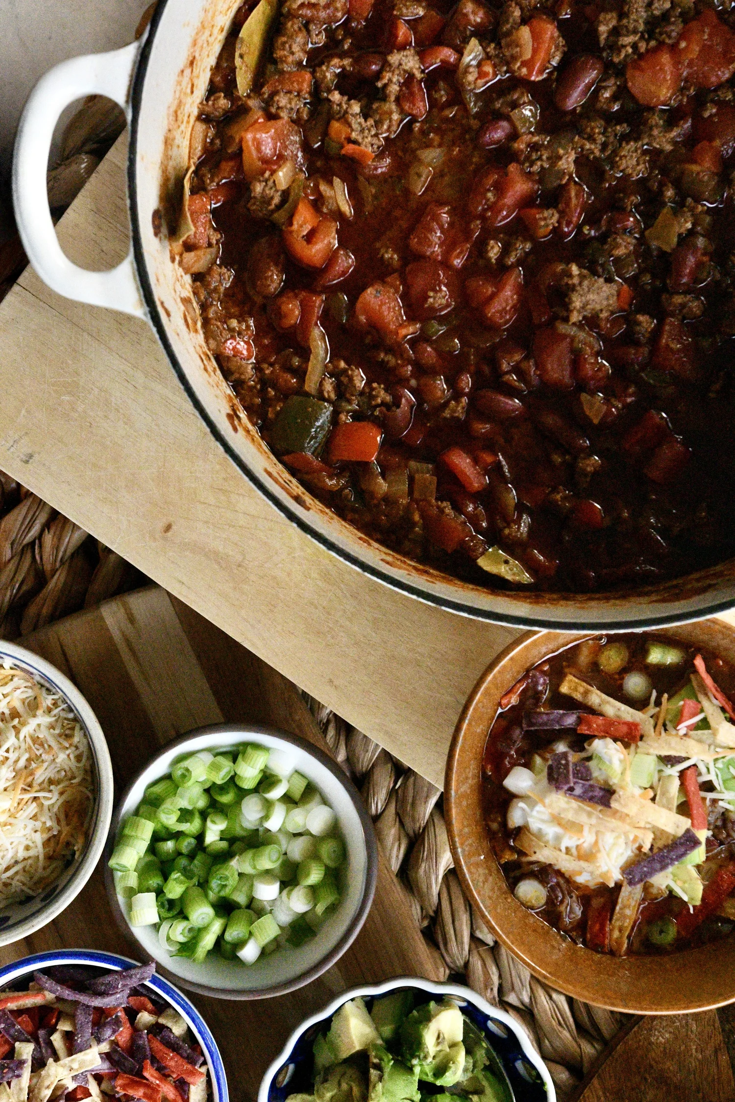 Cold Weather Dinner - Hearty Chili with Beef & Beans — Crazy Blonde Life