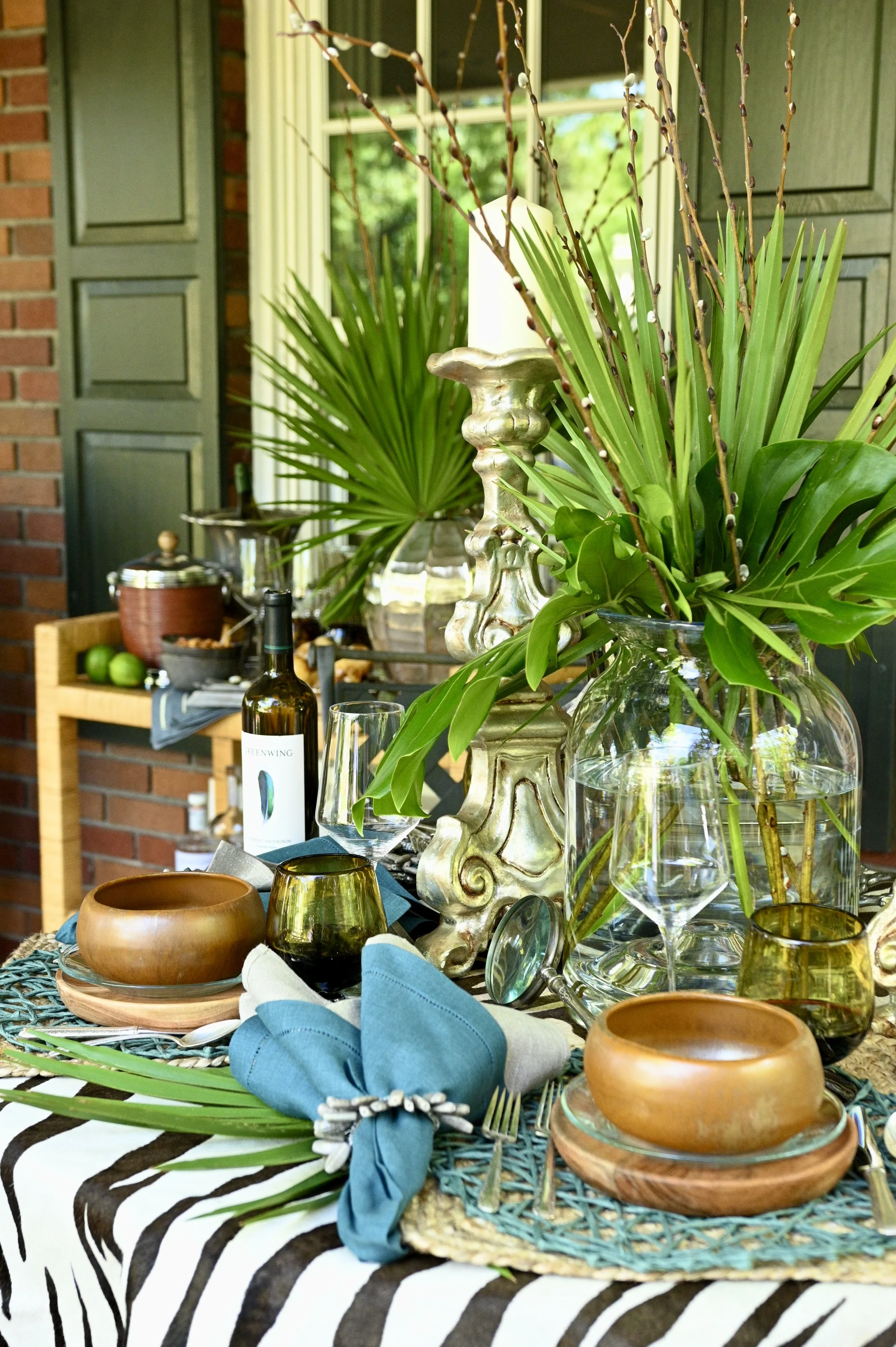 Into the Wild - Safari Dinner on the Porch — Crazy Blonde Life