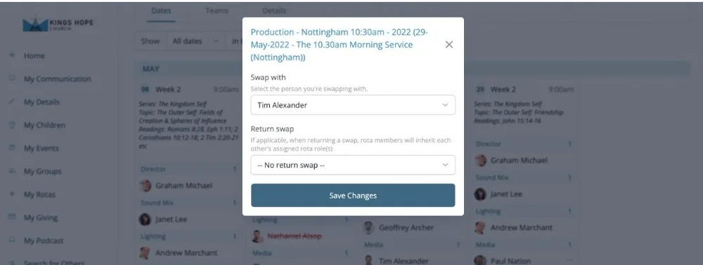 Getting started with ChurchSuite — HHBC