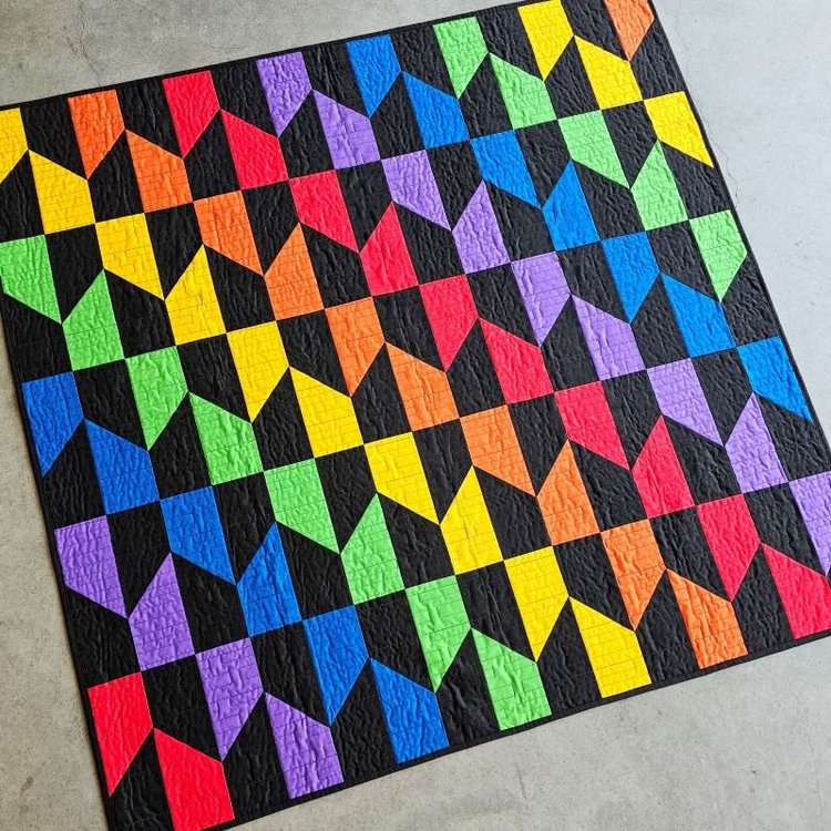 Vibrant Quilt Pattern — Crafty Staci