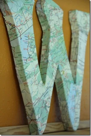 Map Monogram — Crafty Staci