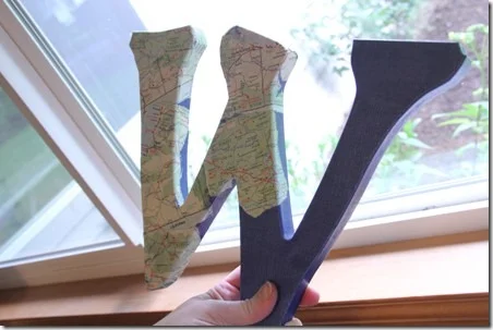 Map Monogram — Crafty Staci