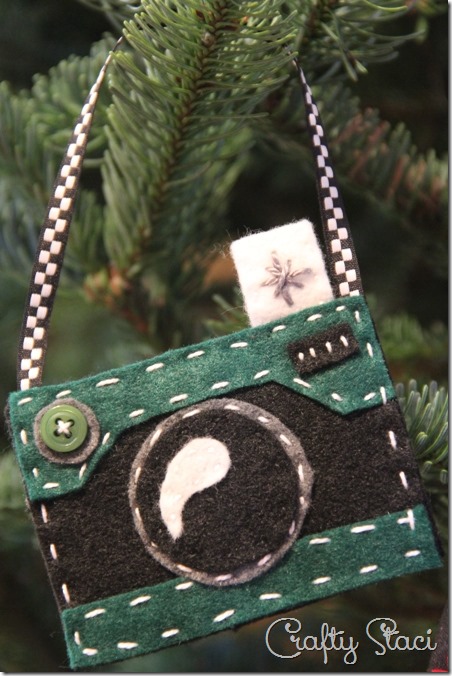 Felt Camera Ornament — Crafty Staci