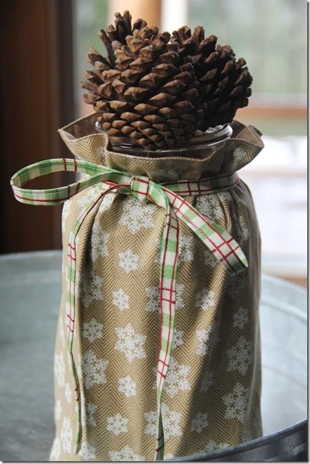 Mason Jar Vase Cover — Crafty Staci