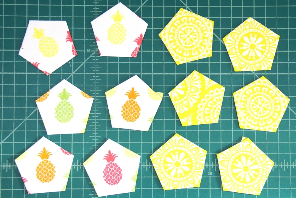 Fabric Pentagon Bowl — Crafty Staci