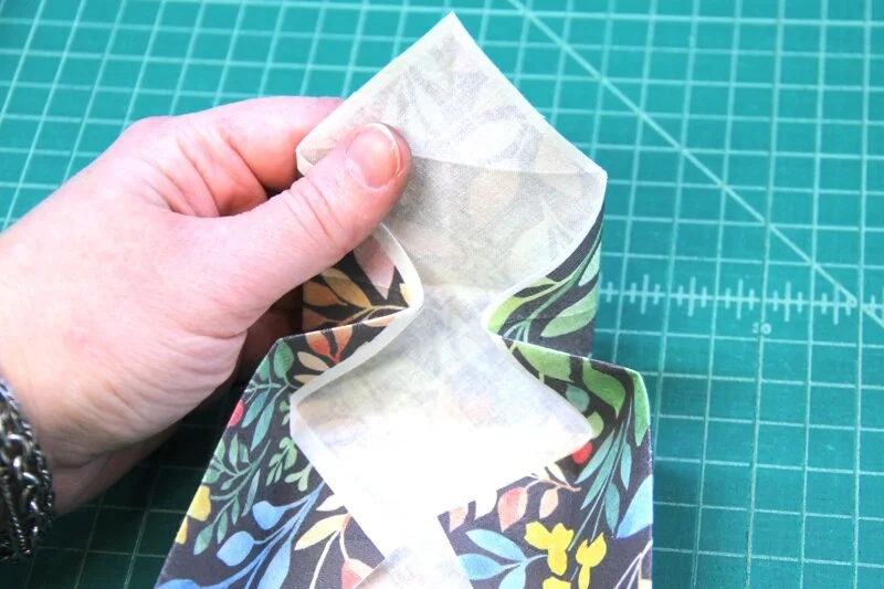 Folded Fabric Box and Bow — Crafty Staci