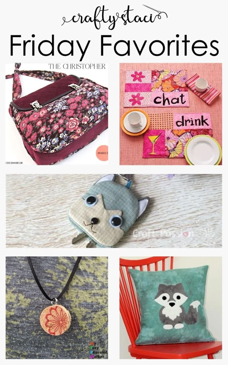Weekly collection of craft, sewing, and quilting ideas — Crafty Staci
