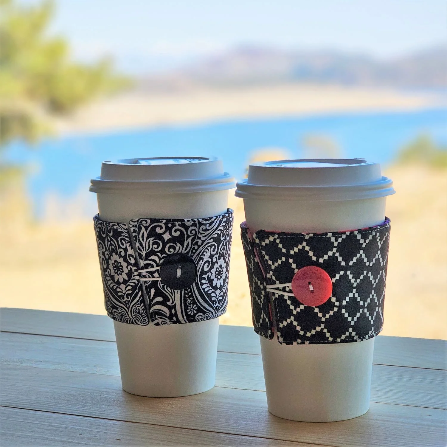 Reversible Coffee Cozy Sewing Pattern PDF — Crafty Staci