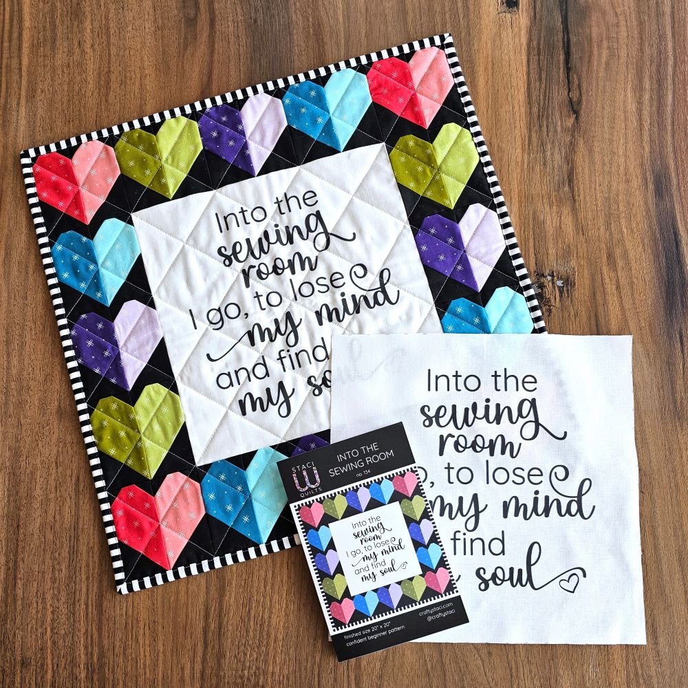 Into the Sewing Room Quilt Pattern and Fabric Panel — Crafty Staci