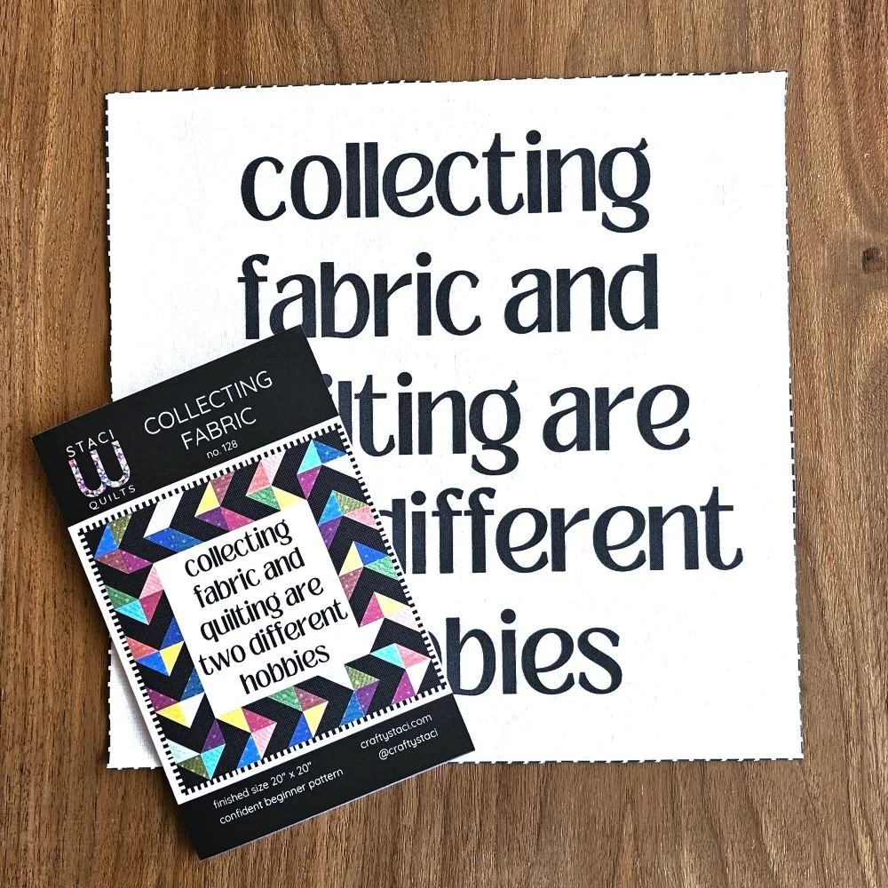 Collecting Fabric Quilt Pattern and Fabric Panel — Crafty Staci