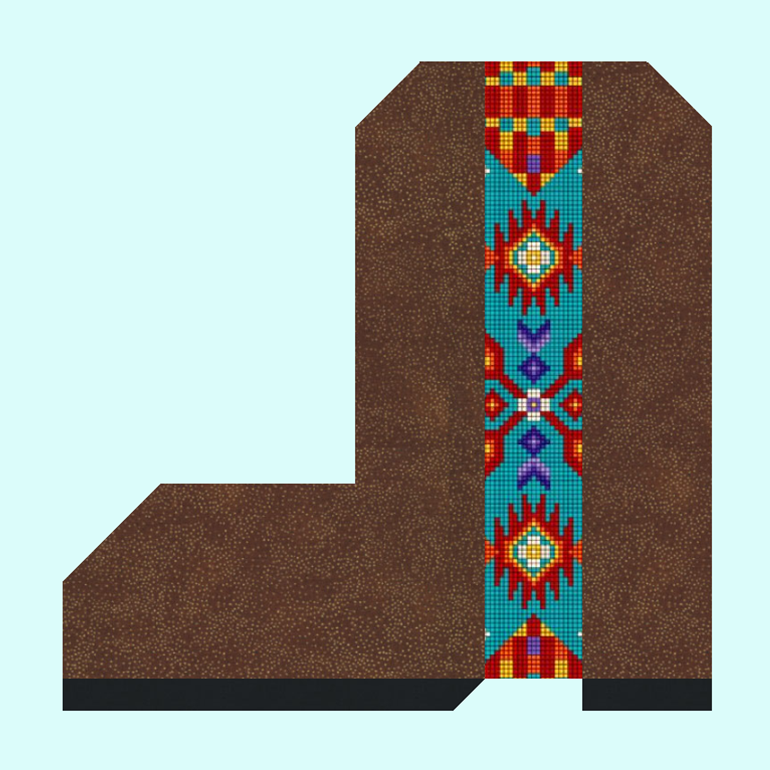 Boot Quilt Block PDF Sewing Pattern — Crafty Staci