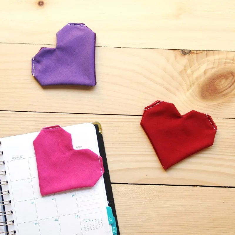 Heart Corner Bookmark — Crafty Staci