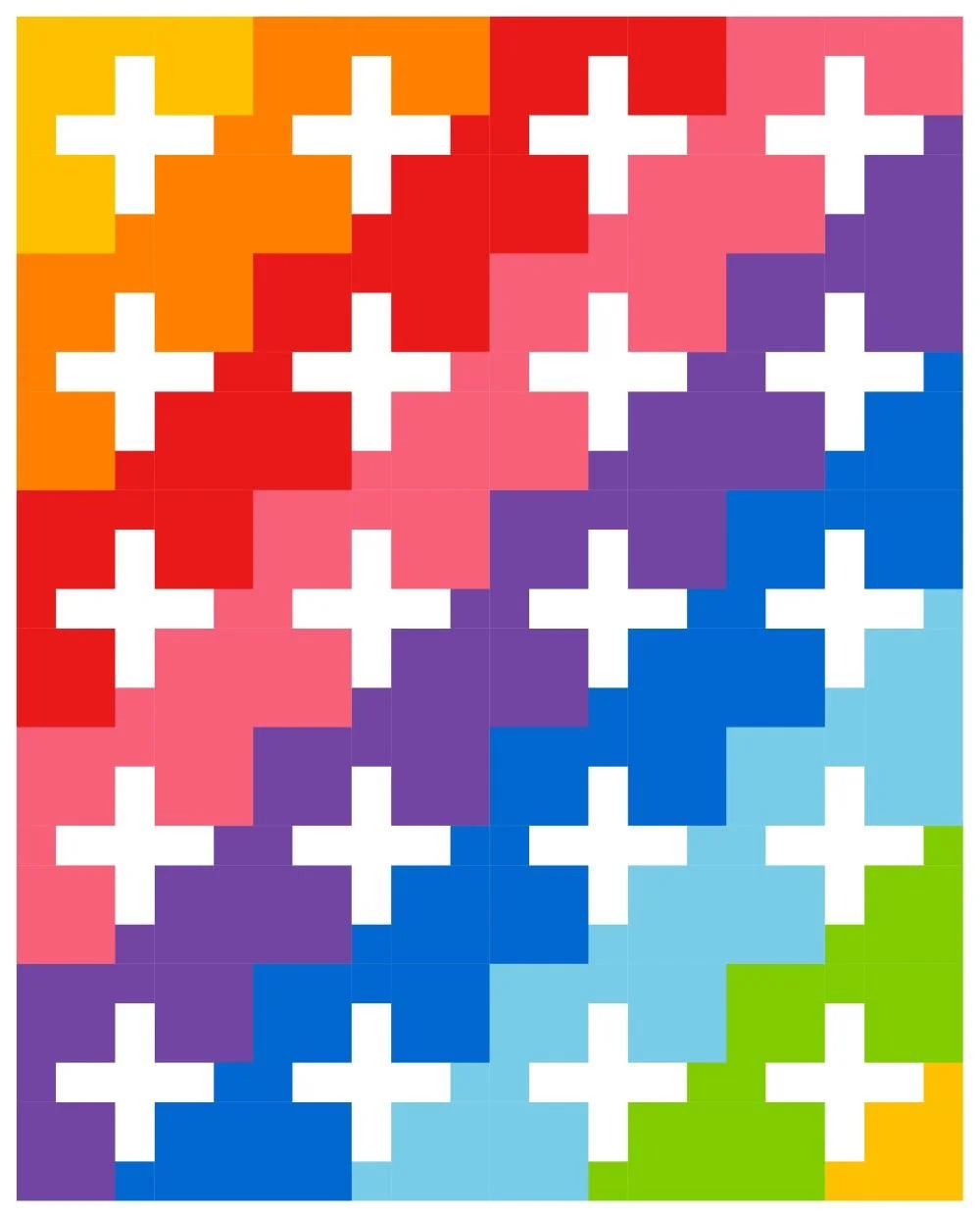 Plus One Baby Quilt PDF Sewing Pattern — Crafty Staci