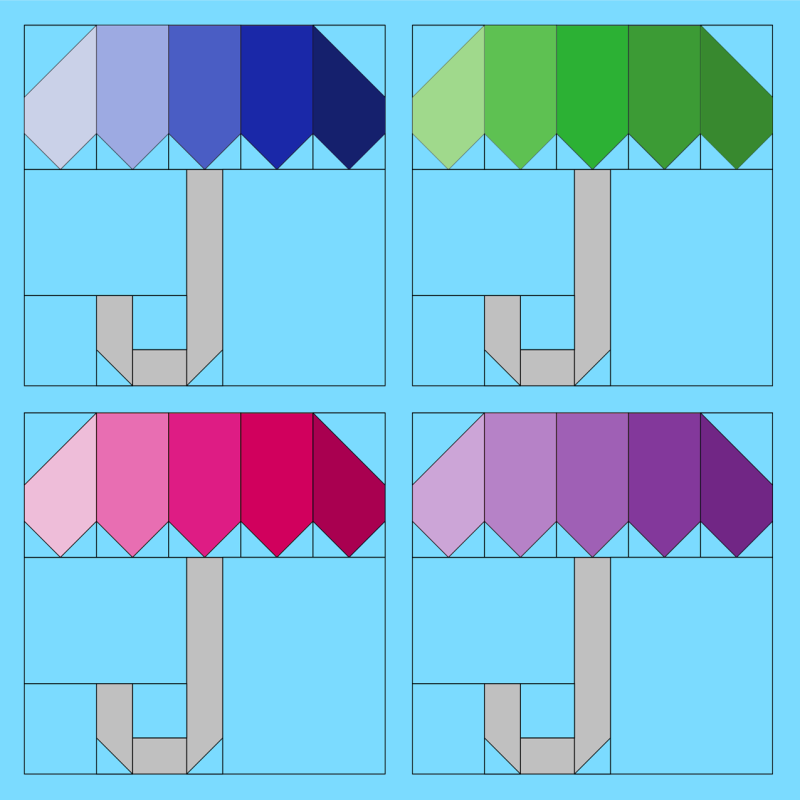 Seasonal Weather Quilt Blocks — Crafty Staci