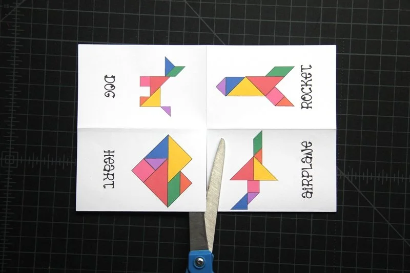 Fabric Tangram Puzzle — Crafty Staci