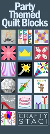 Confetti Horn Quilt Block — Crafty Staci