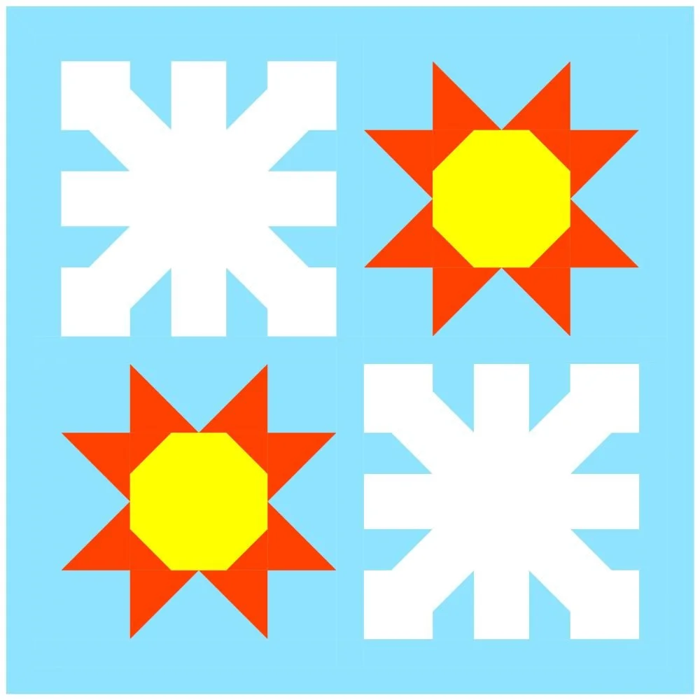 Seasonal Weather Quilt Blocks — Crafty Staci