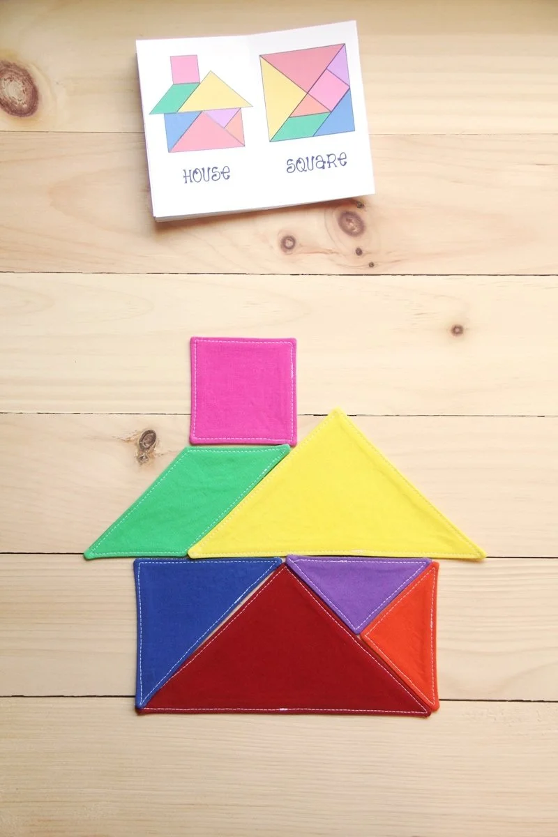 Fabric Tangram Puzzle — Crafty Staci