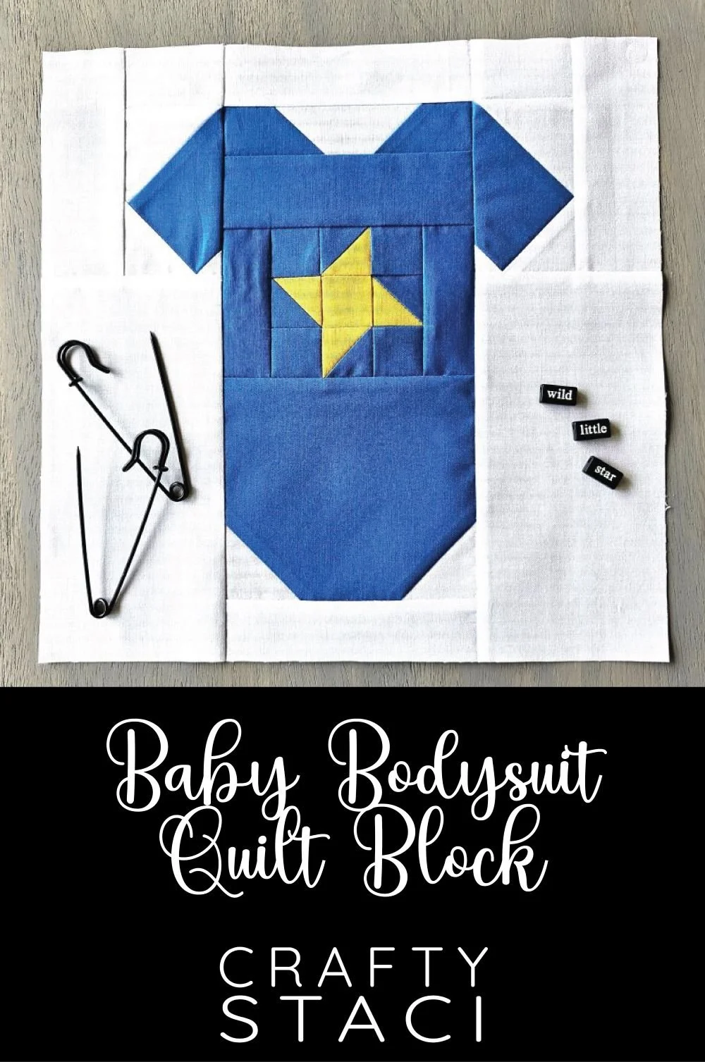 Baby Bodysuit Quilt Block — Crafty Staci