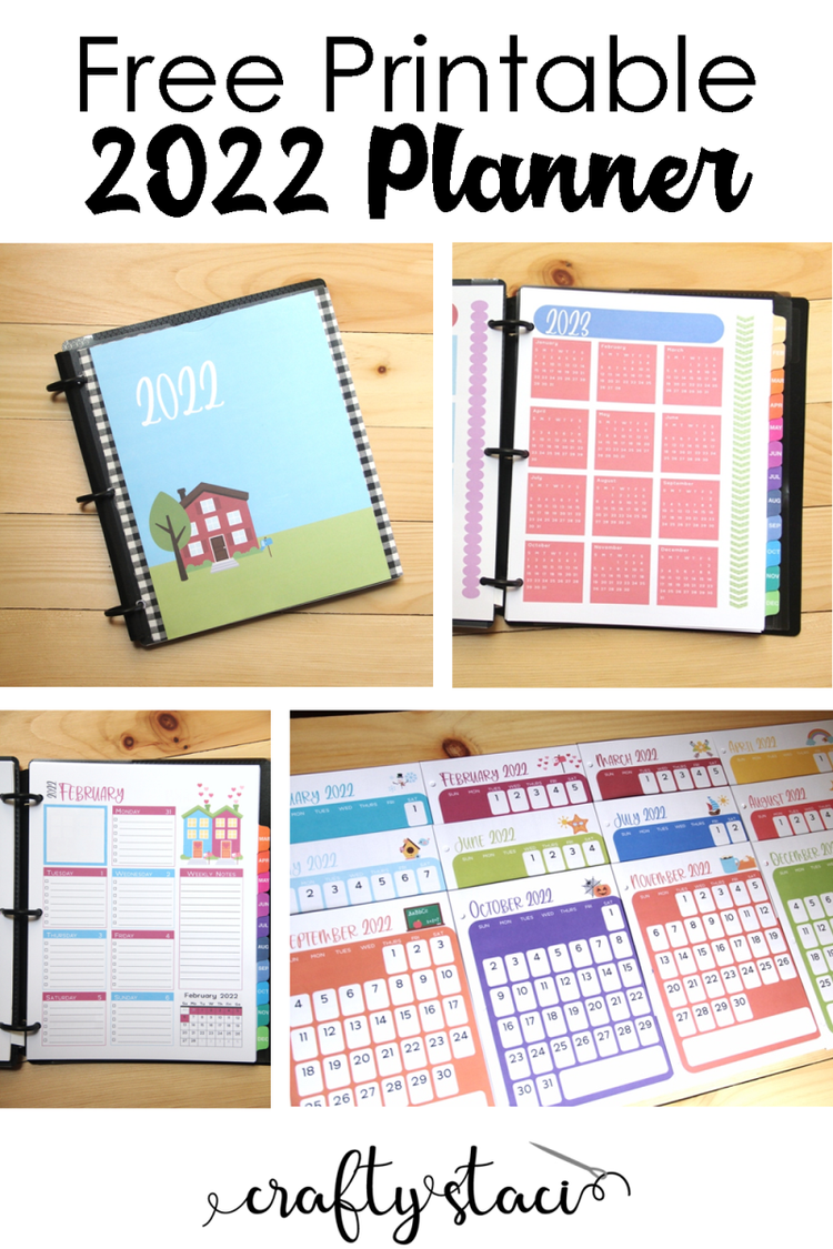 Printable 2022 Planner — Crafty Staci