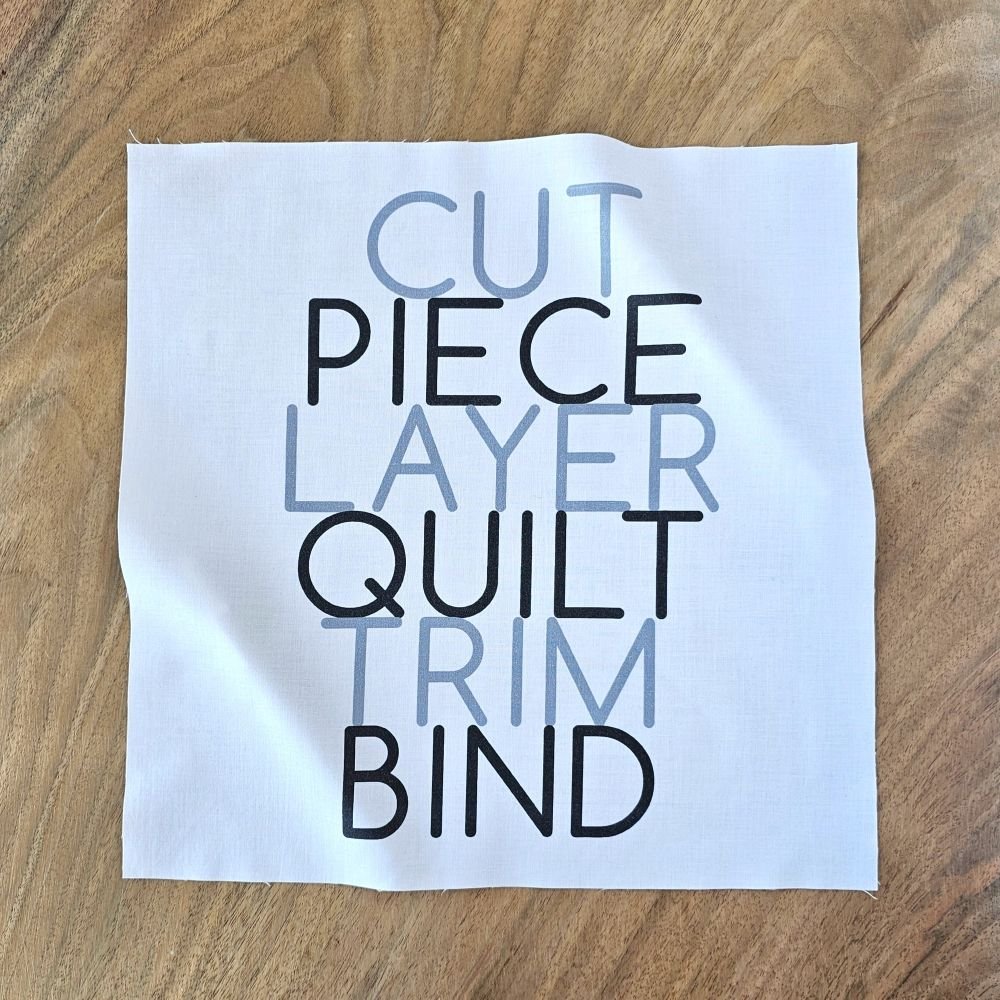 Cut to Bind Printed Fabric Panel — Crafty Staci