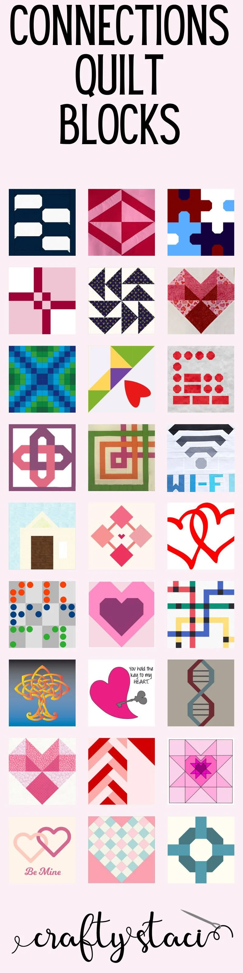 Wi-Fi Signal Quilt Block — Crafty Staci