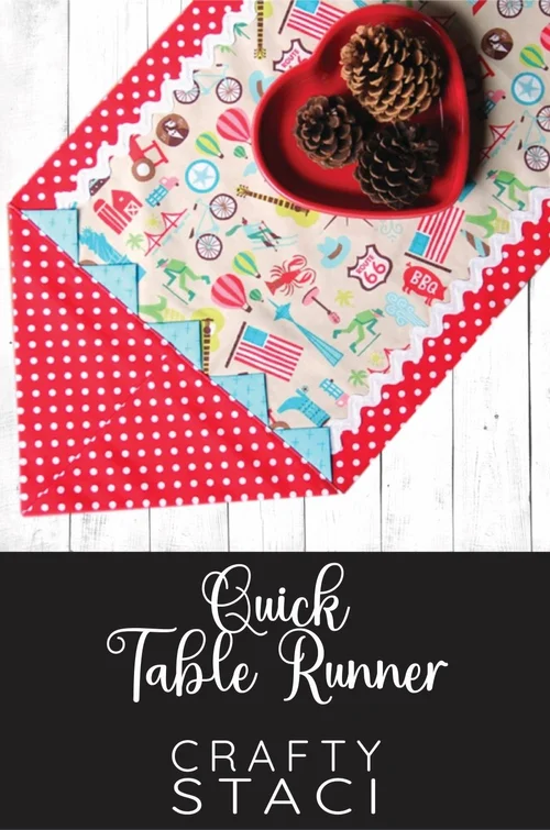 Quick Table Runner — Crafty Staci