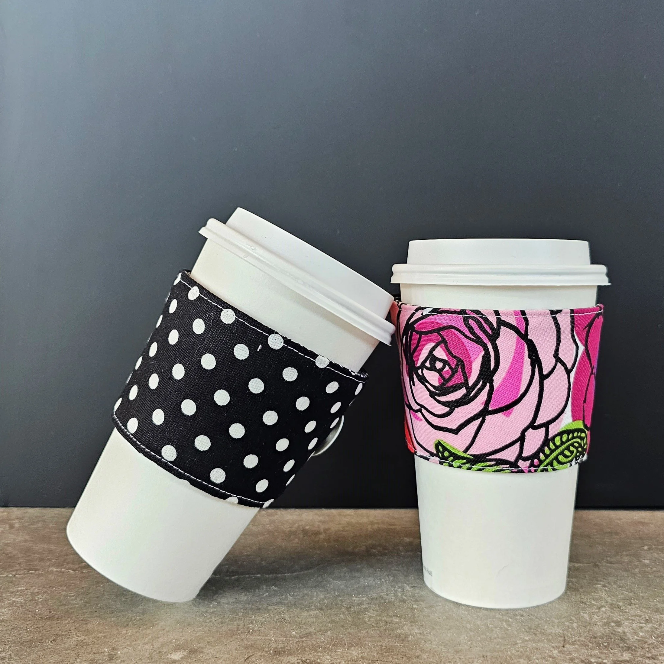 Reversible Coffee Cozy Sewing Pattern PDF — Crafty Staci