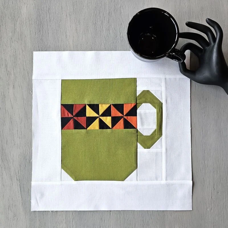 Morning Mug Quilt Block — Crafty Staci