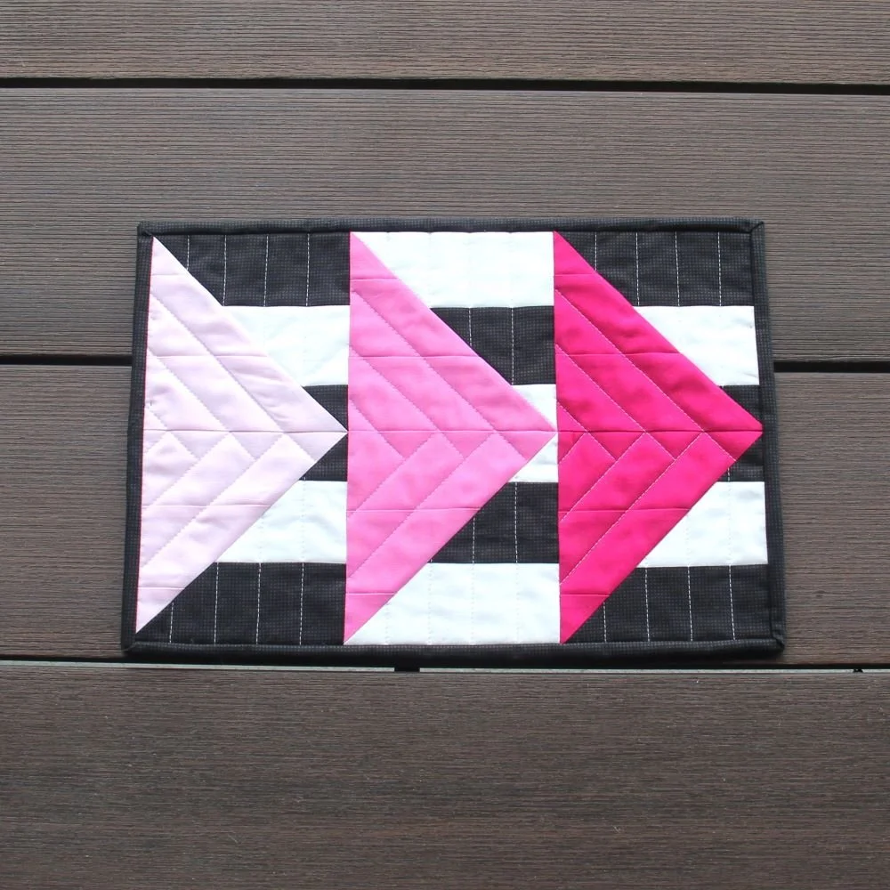 Three Hearts Table Runner PDF Sewing Pattern — Crafty Staci
