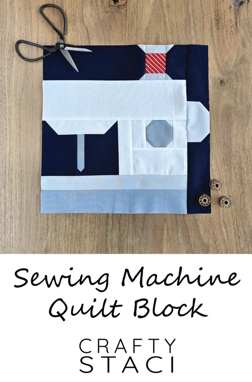 Sewing Machine Quilt Block — Crafty Staci