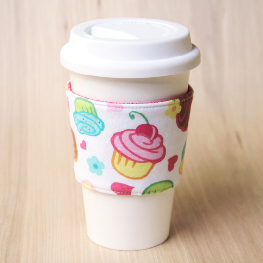 Reversible Coffee Cozy PDF Sewing Pattern — Crafty Staci