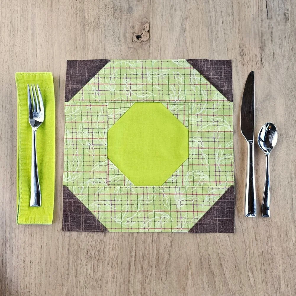 Dinner Plate Quilt Block PDF Sewing Pattern — Crafty Staci