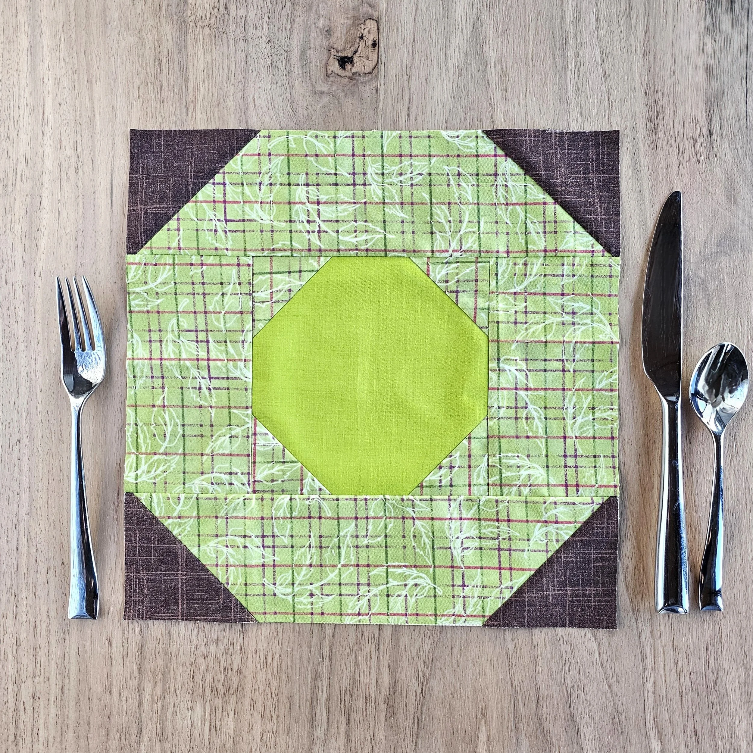 Dinner Plate Quilt Block PDF Sewing Pattern — Crafty Staci