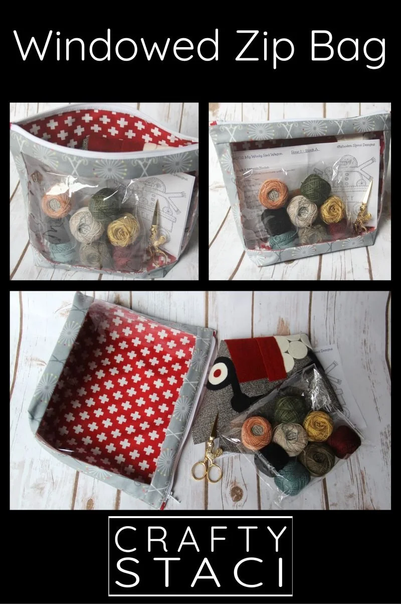 Windowed Zip Bag — Crafty Staci