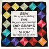 Sew, Pin, Rip, Shop Quilt Pattern and Panel — Crafty Staci