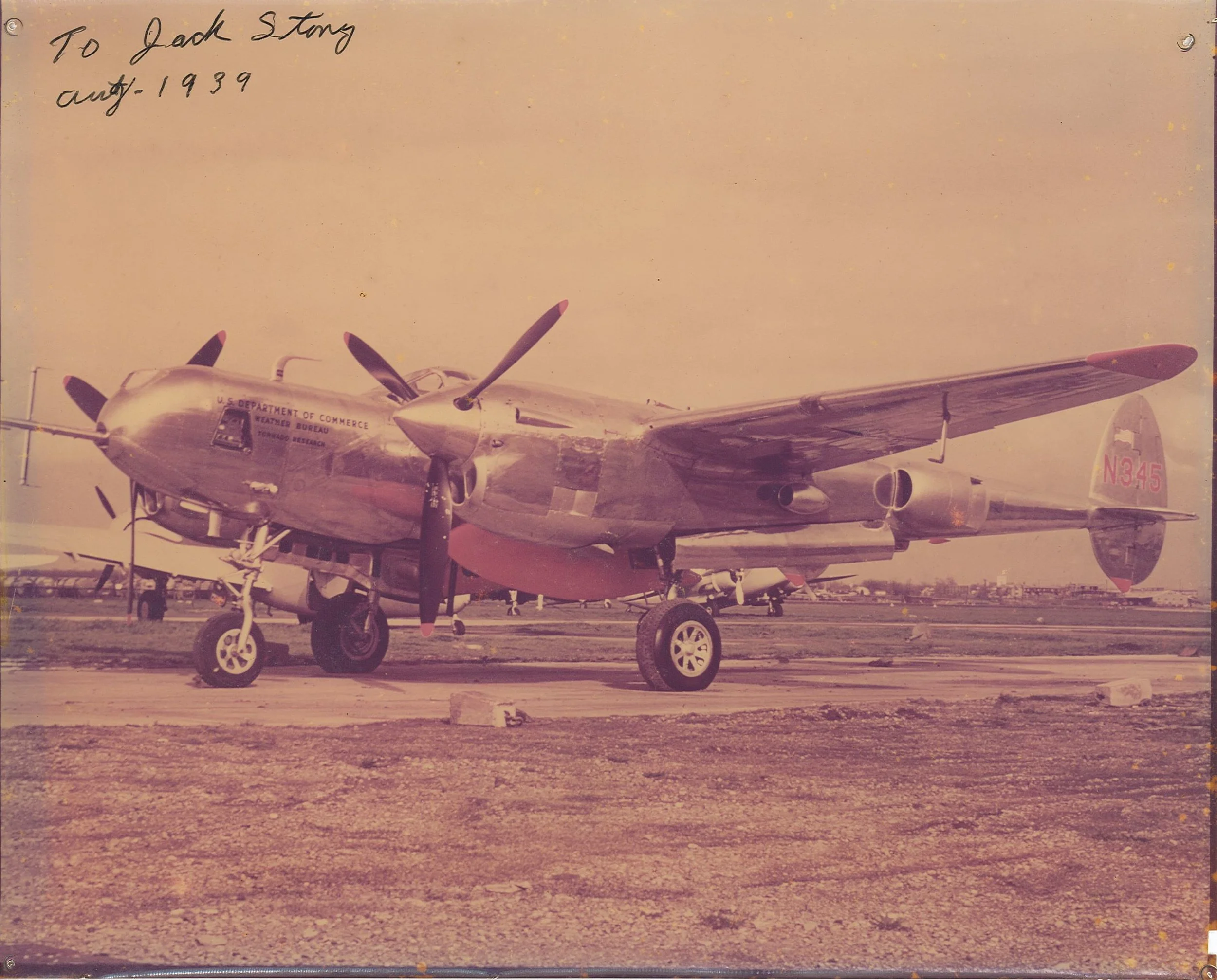 The Tornado Research Aircraft Project — Picturing Meteorology