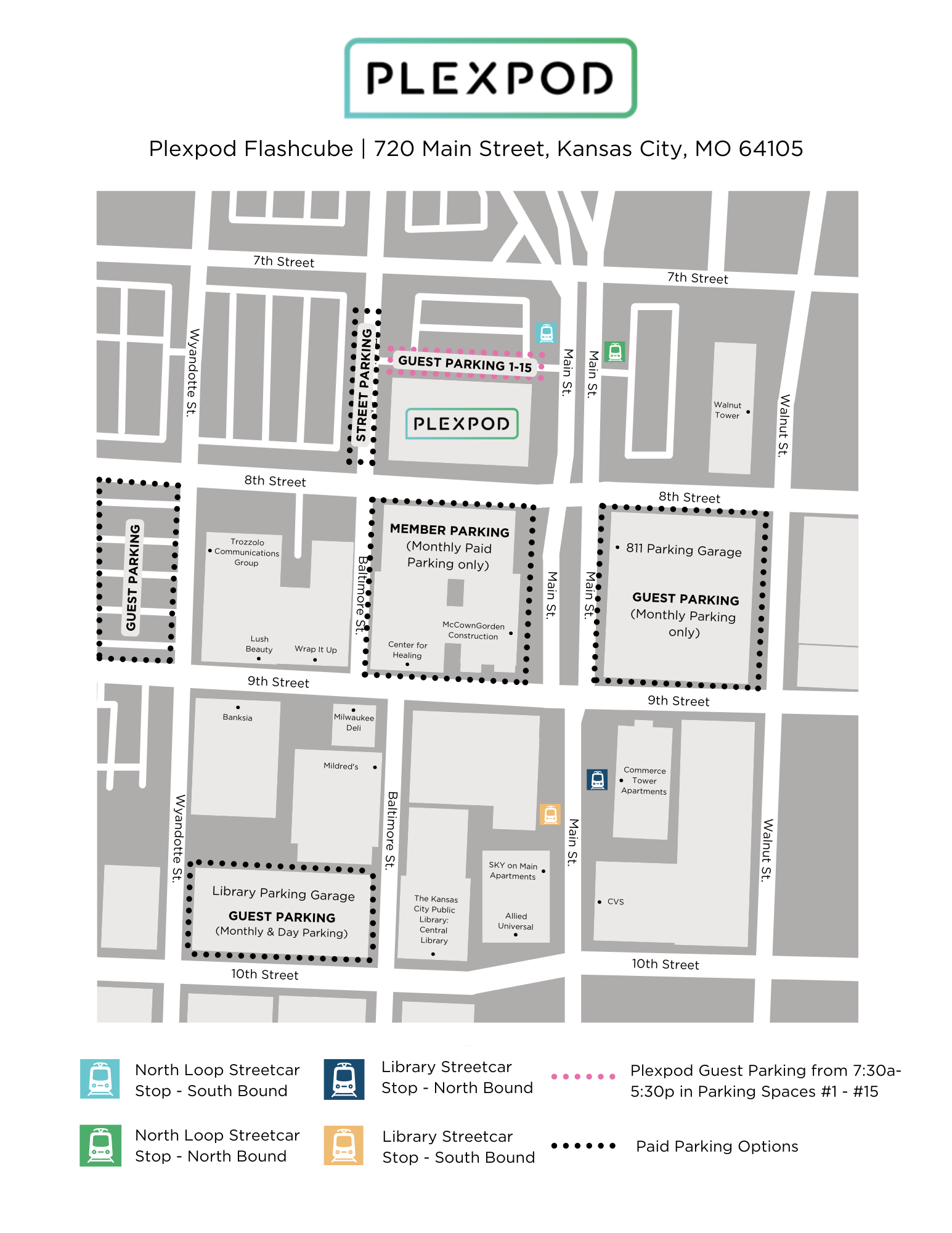 Plexpod Westport Commons Floor Guide — PLEXPOD