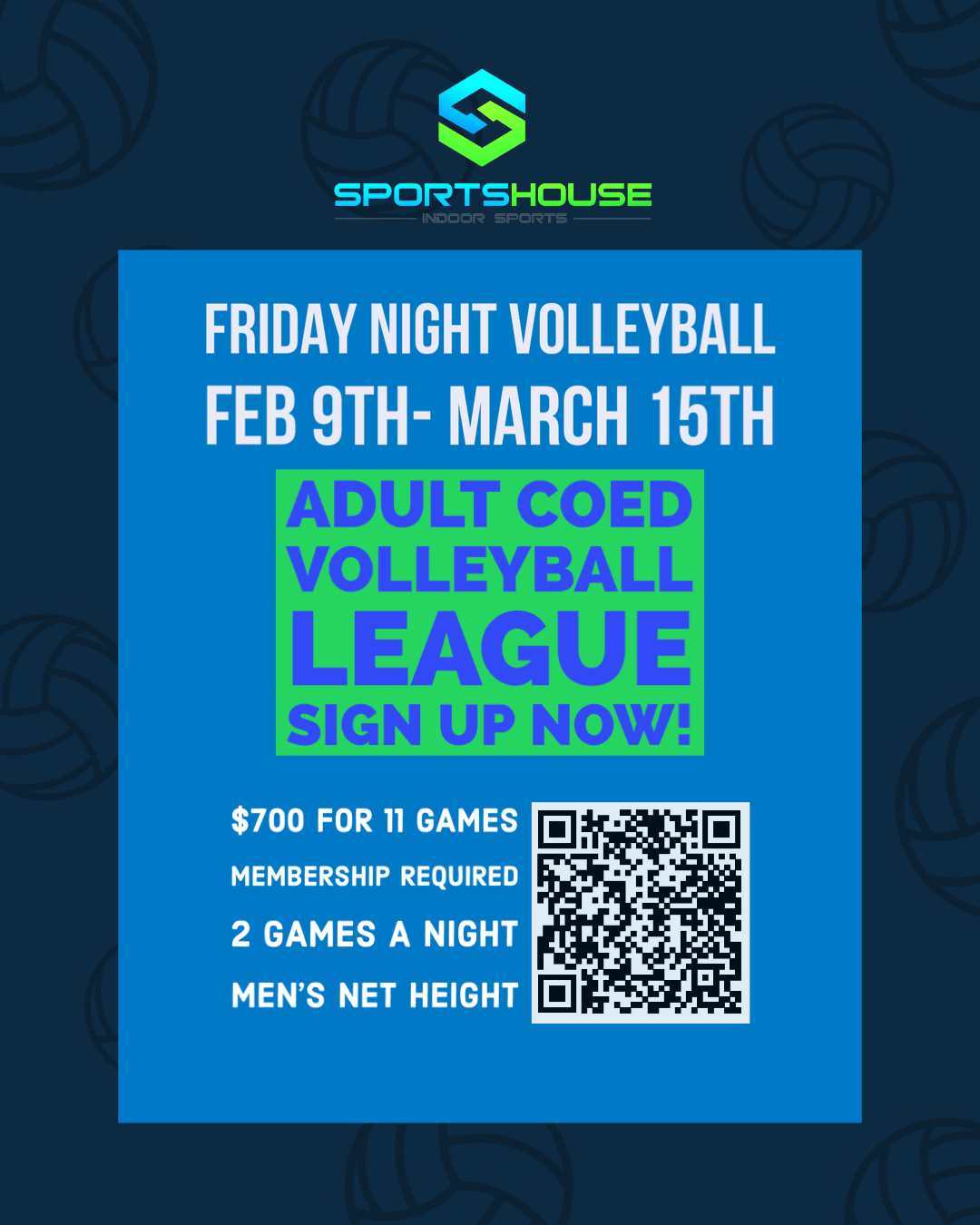 Volleyball — SportsHouse Indoor Sports