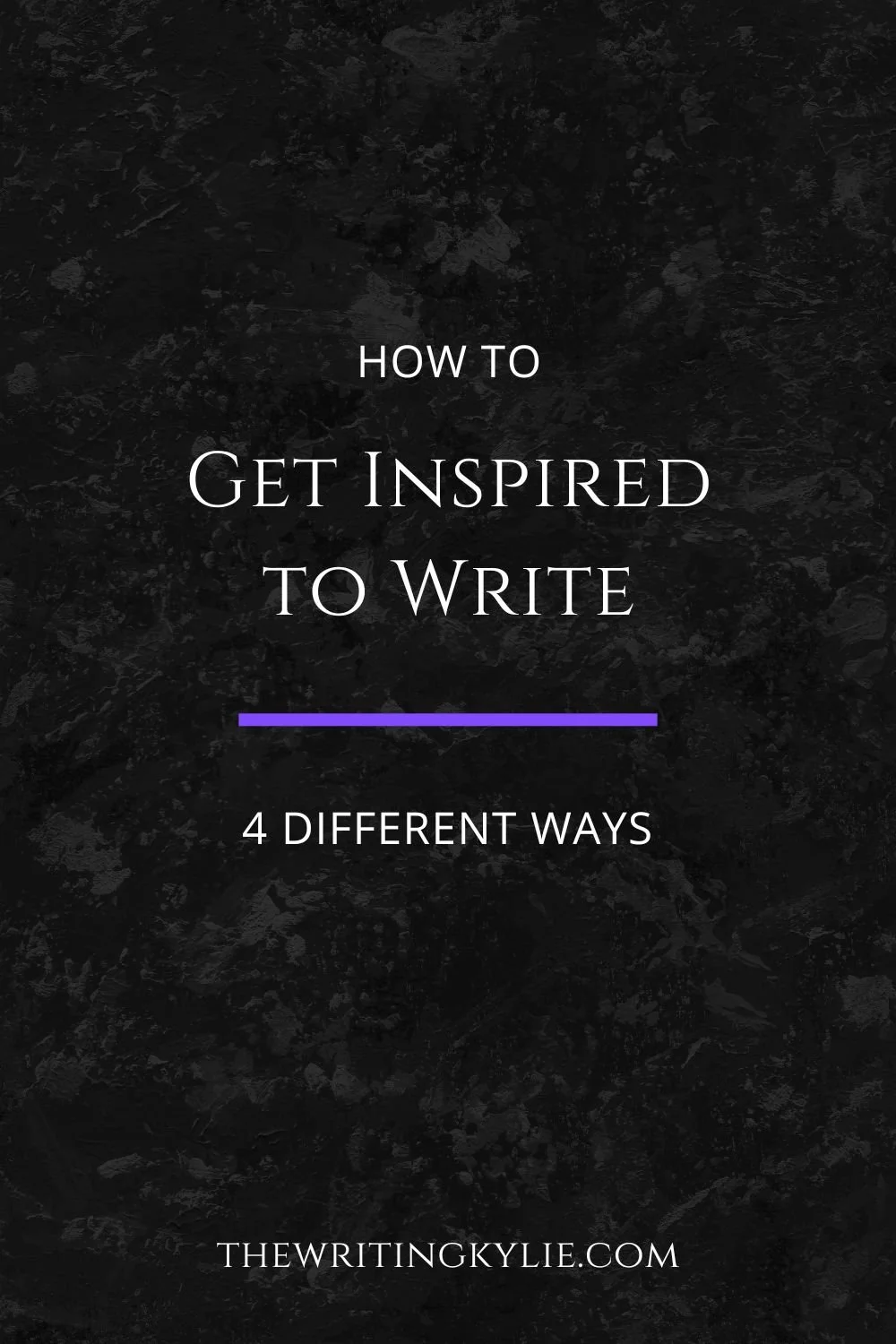 How to Get Inspired to Write: 4 Different Ways — The Multidisciplinary ...
