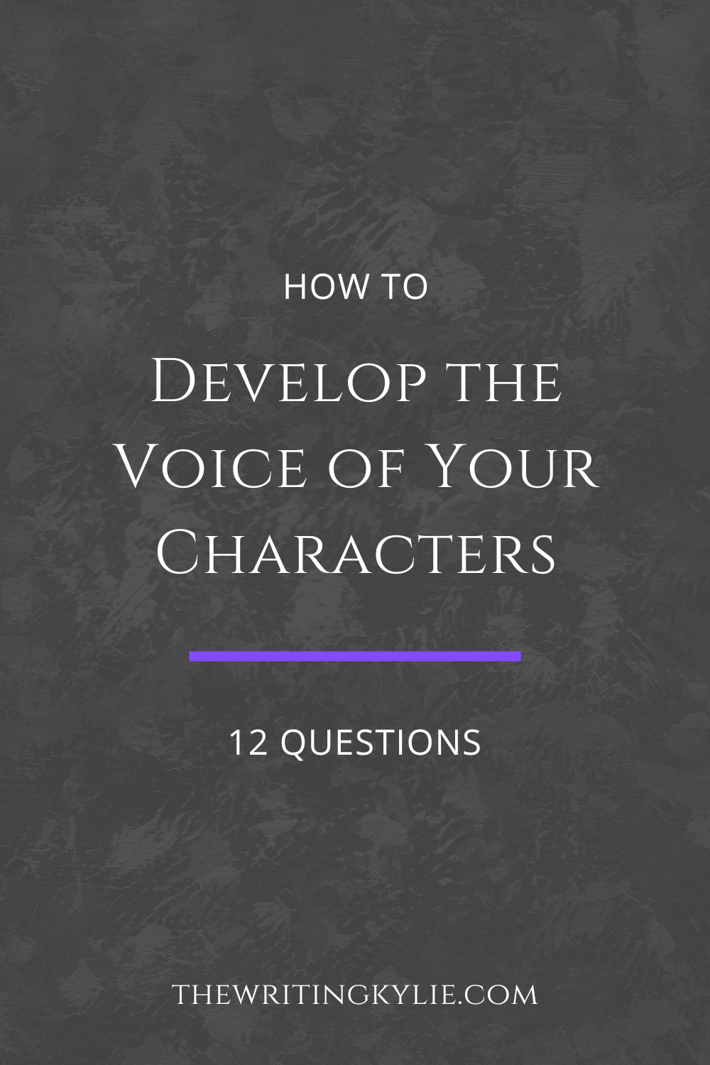 How to Develop the Voice of Your Characters: 12 Questions — The ...