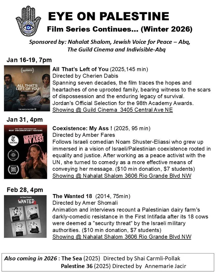 Eye On Palestine Film Series : The Wanted 18 — Nahalat Shalom Home