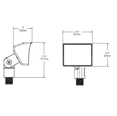 Vista Outdoor Lighting | Vista GR-2216-Z-4.5-W-36 Up Light w/ 4.5 Watt ...