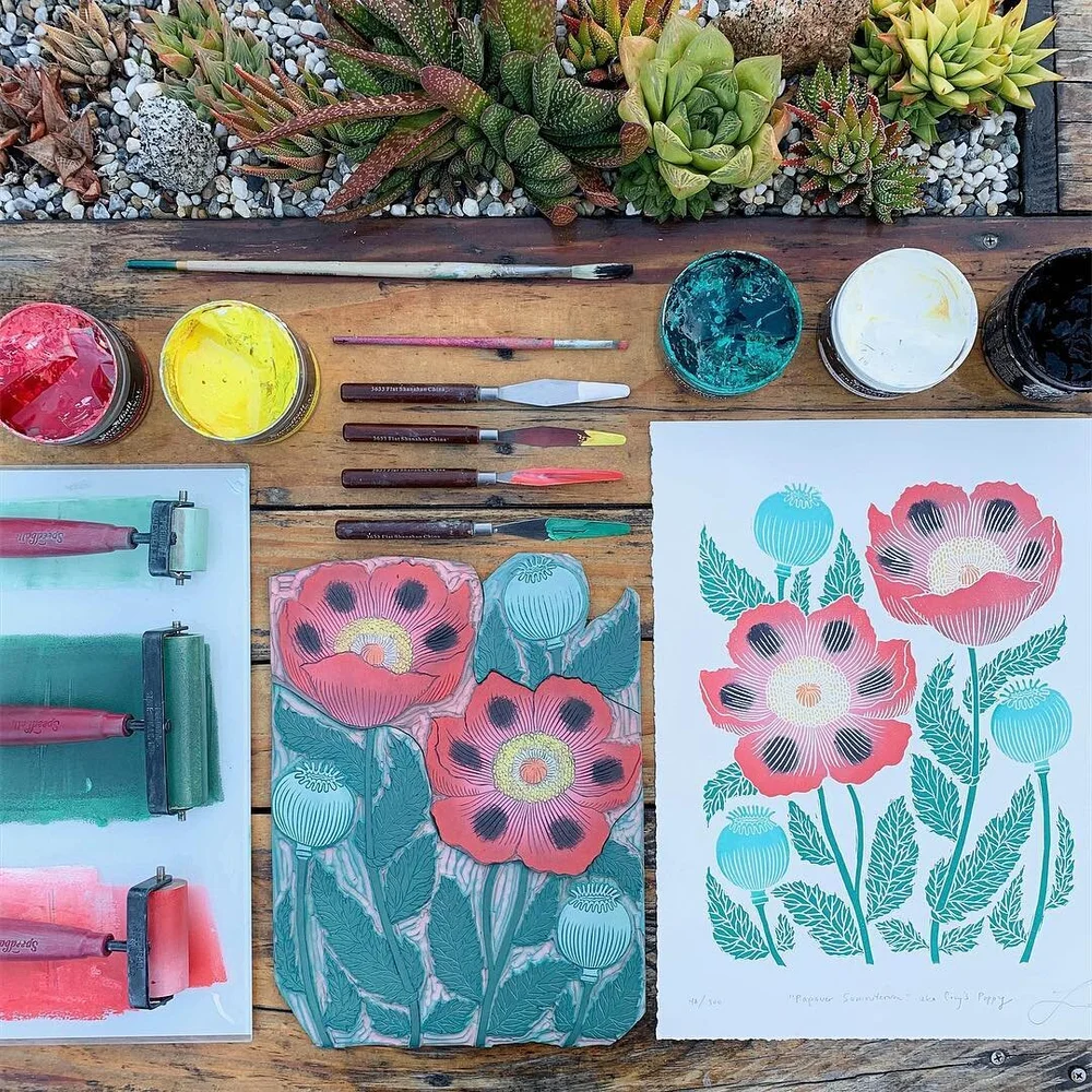 Legion Paper - Block Prints by Lili Arnold