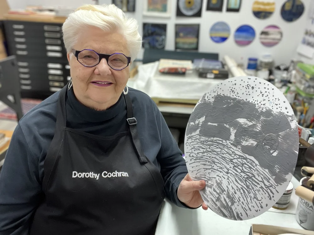 Legion Paper - Artist Dorothy Cochran Using YUPO as a Printmaking Plate