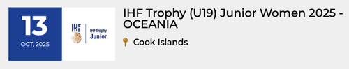 2025 IHF Trophy Oceania Youth and Junior Women's Championship — New ...