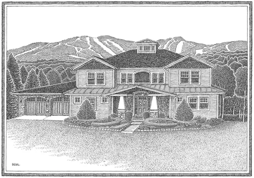 House Portrait Art Online - House Portrait Artist