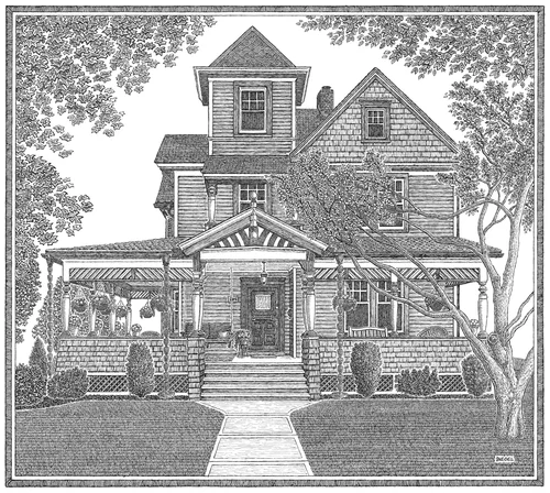 House Portrait Art Online - House Portrait Artist