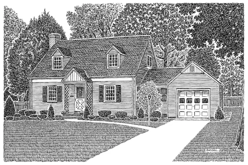 House Portrait Art Online - House Portrait Artist