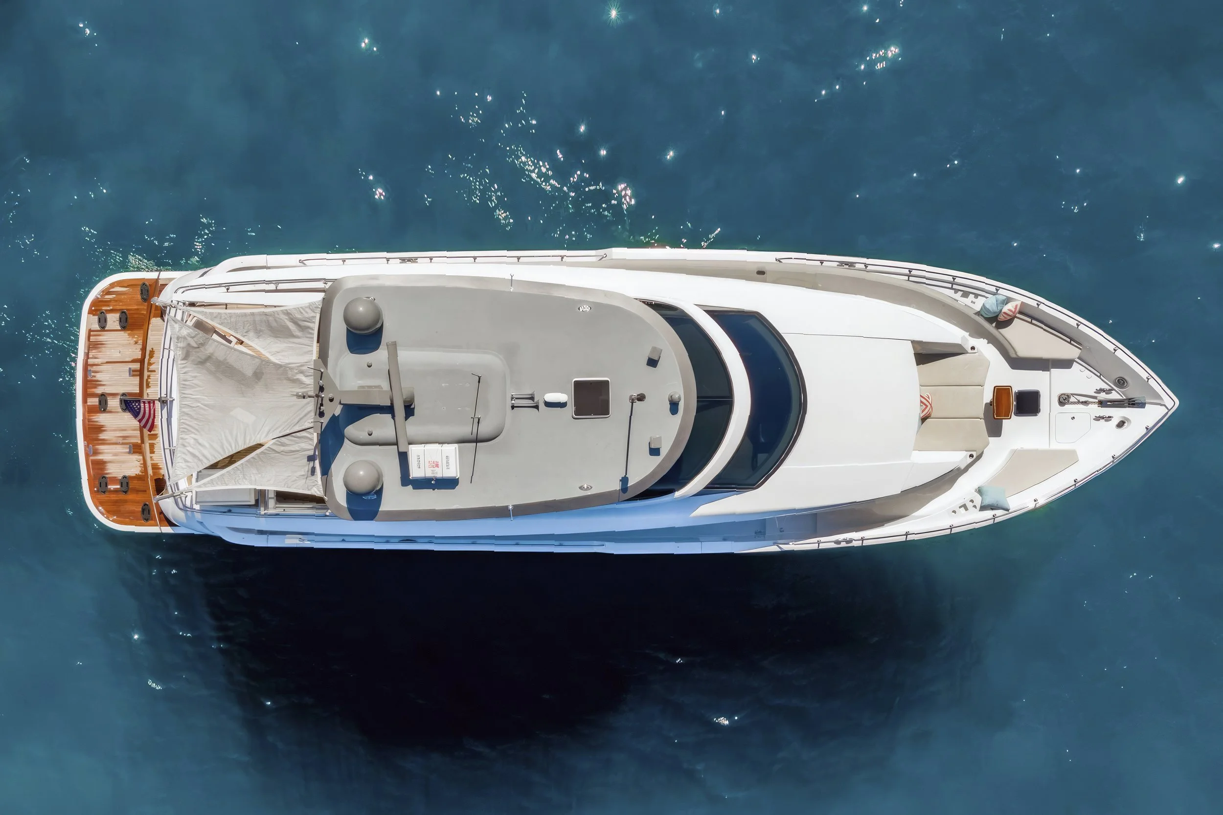 Voyager Miami — 2017 Hatteras 75' Luxury Yacht For Purchase In Fort ...
